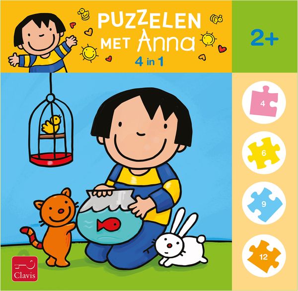 Puzzelen met Anna. 4-in-1-puzzel | Clavis