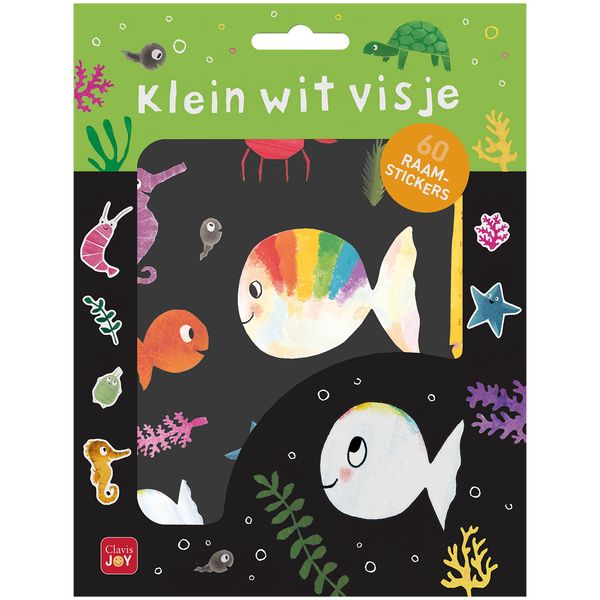 Klein wit visje raamstickers | Clavis